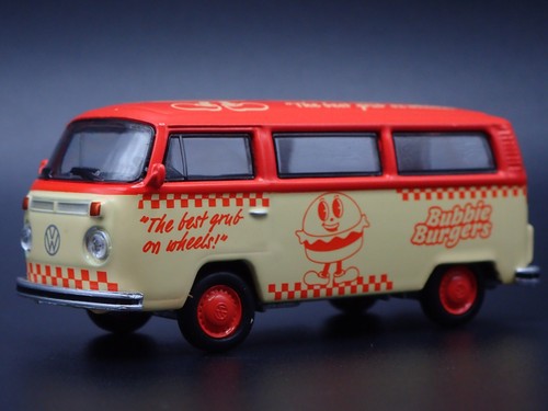 1967-1979 VW Volkswagen Tipo 2 T2 Bus Bubbie Burger 1/64 Scala ...