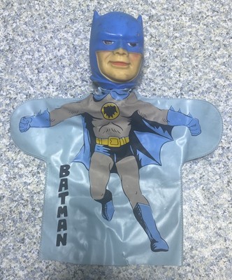 Vintage 1966 Ideal Toy Corp Batman Hand Puppet Plastic National ...