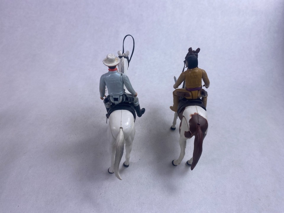Lone Ranger and Tonto w/ Scout and Silver The Lone Ranger Figure Set ...