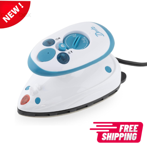 NEW! Dritz Mighty Travel Steam Iron: Mini Iron for Quilting, Crafts ...