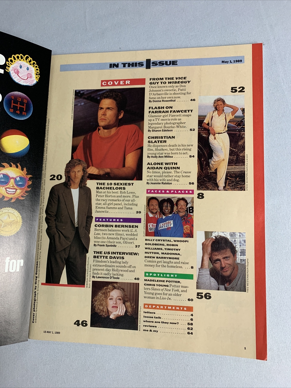 US Weekly Magazine May 1, 1989 / Rob Lowe, Robert Downey Jr. | eBay