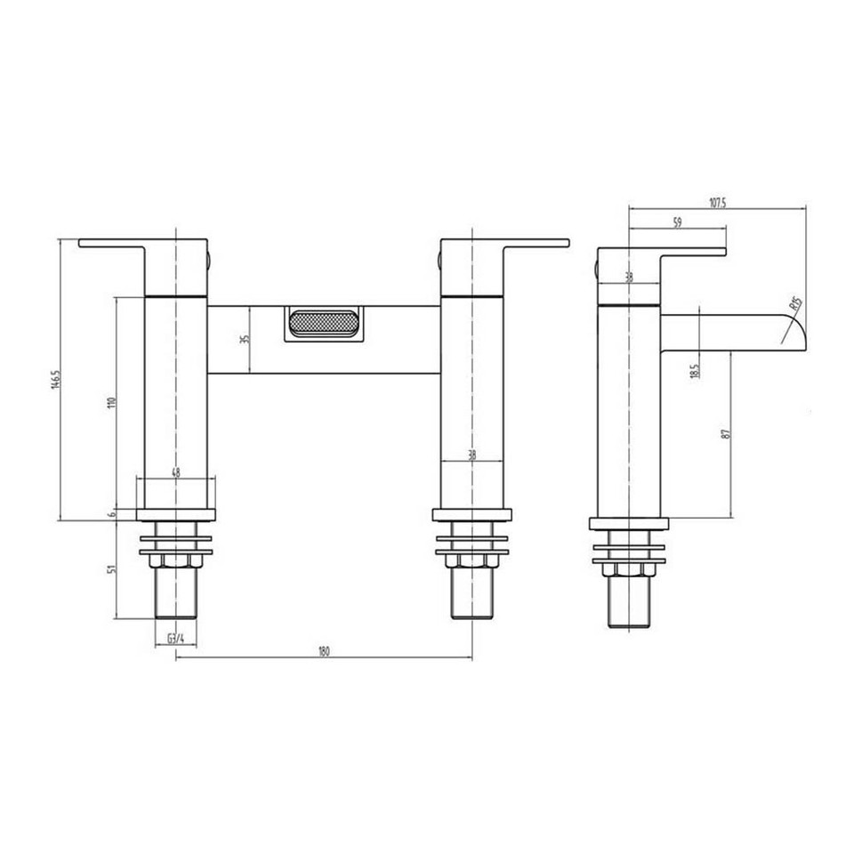 Waterfall Cascade Bathroom Taps, Basin Taps, Freestanding Bath Shower ...