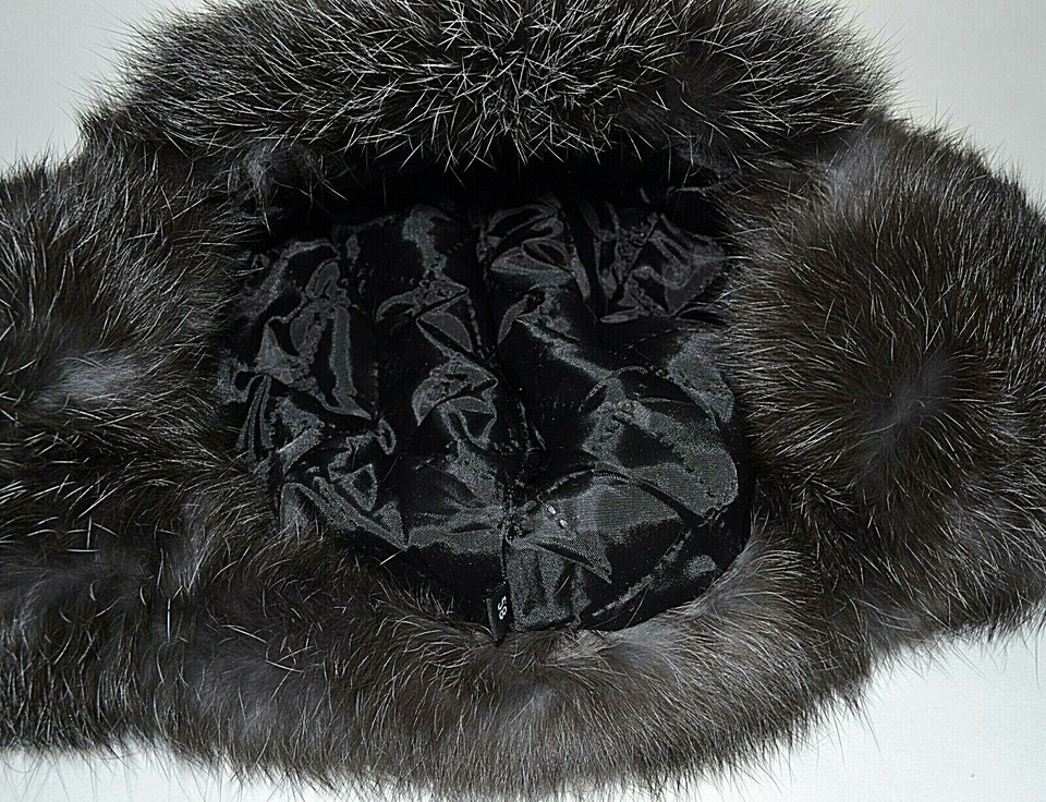 Men Winter Real Fur Ear Flap Ushanka Rabbit Fur Aviator Trapper Hat ...