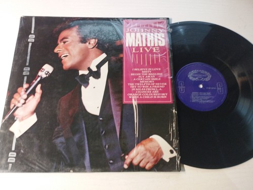 Johnny Mathis Live 1987 Hallmark SHM-3214 - LP Vinyl 12" VG/VG 2T | eBay