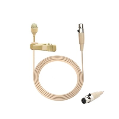 Lavalier Microphones Lapel Mic 3 Pins, for AKG Samson Bodypack Wireless ...