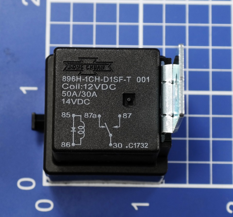 Song Chuan 896H-1CH-D1SF-T-001-12VDC relay, Form 1C,weatherproof, | eBay
