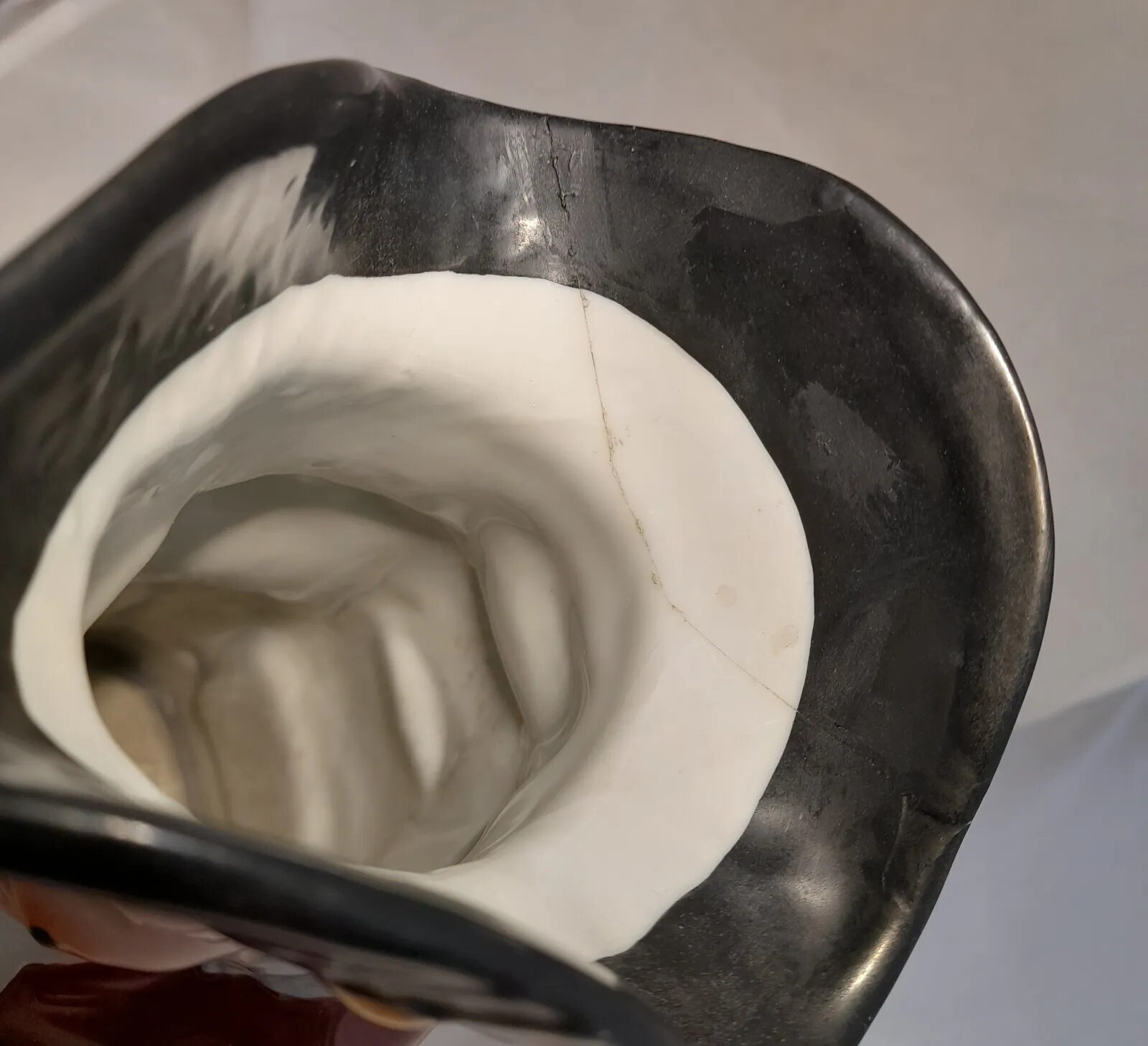 Antique Edme Samson Porcelain Ordinary Toby Jug with Foaming Flagon ...