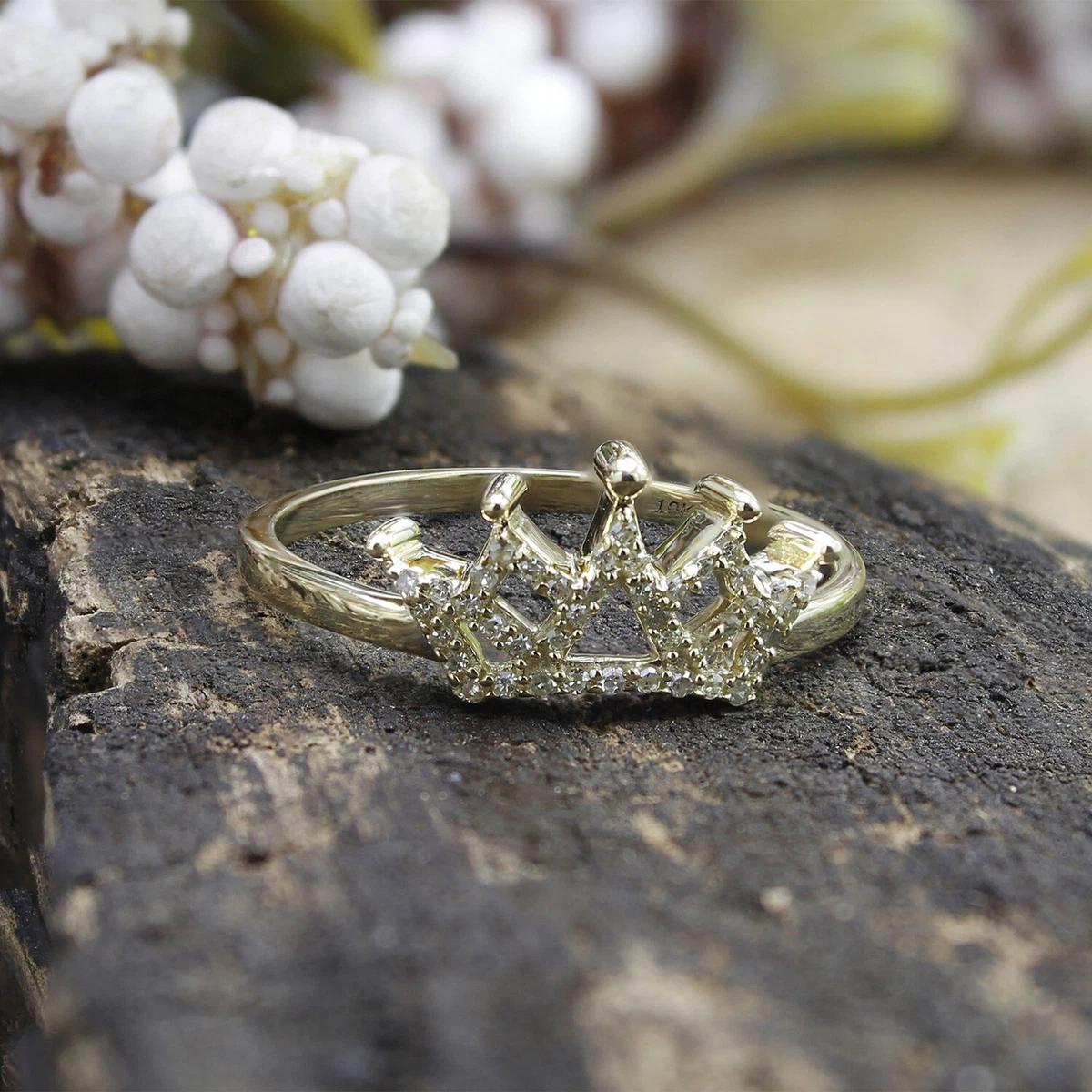 Gold Crown Ring