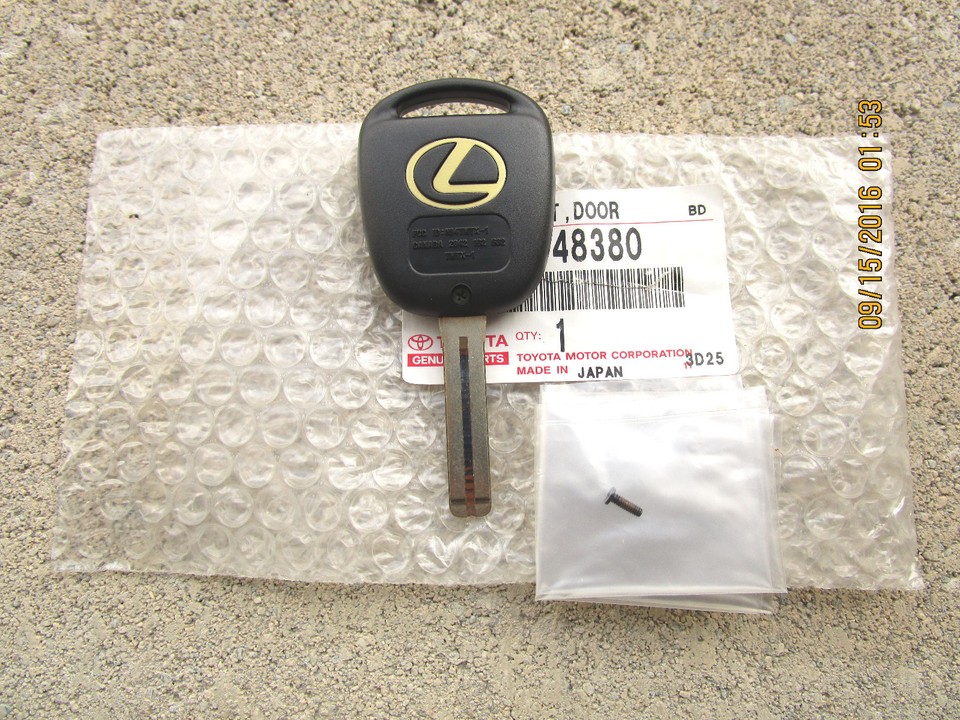 99 - 03 LEXUS RX300 UNCUT KEY REMOTE TRANSMITTER HOUSING SHELL CASE NEW ...