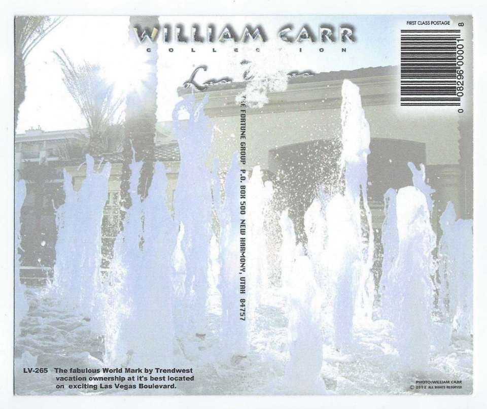 WorldMark by Trendwest Las Vegas Postcard Nevada Timeshare Advertising ...