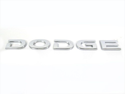 Dodge Nitro Caravan Dakota CHROME DODGE NAMEPLATE EMBLEM MOPAR GENUINE ...