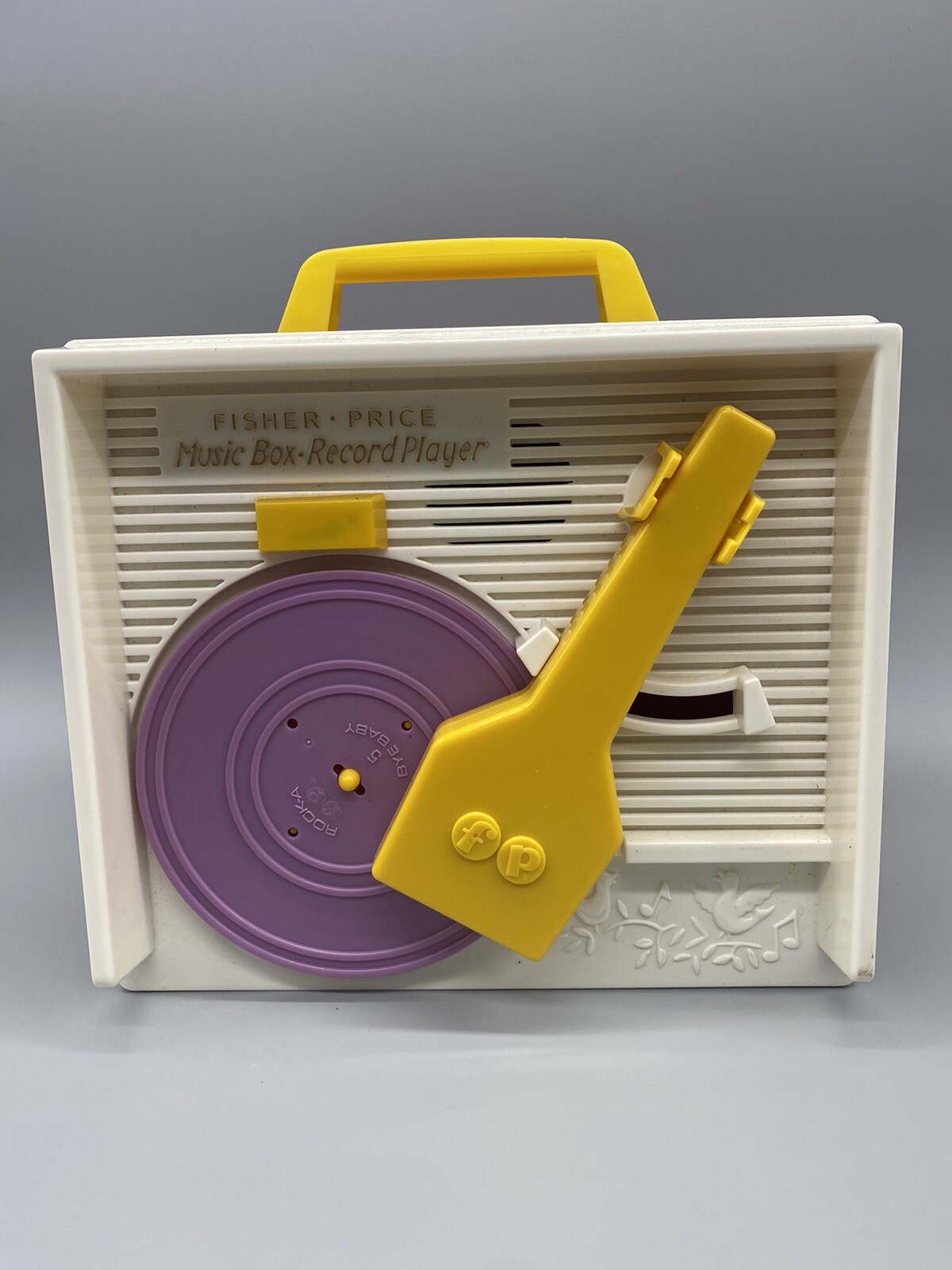 Vintage Working 1971 Fisher Price Music Box Record Player Music Box w ...