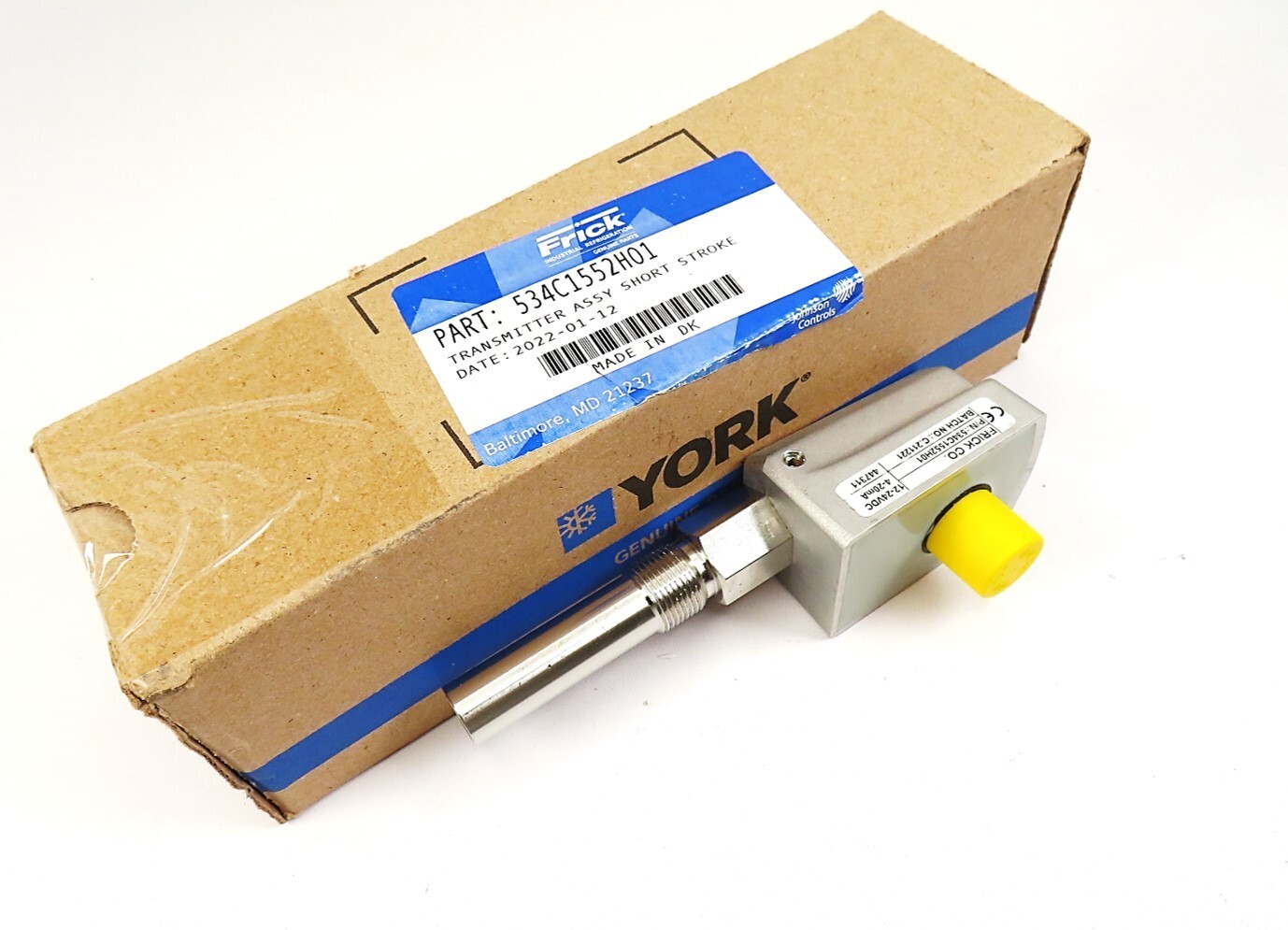 Frick 534C1552H01 York Short Stroke Linear Transmitter 12-24VDC NEW IN ...