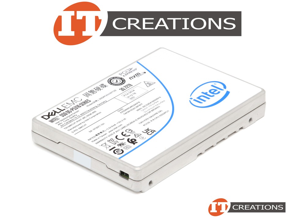 INTEL 30.72TB 144L QLC PCIE NVME U.2 2.5 SSD D5-P3516 30TB SSDPF2NV307TZE-DELL | eBay