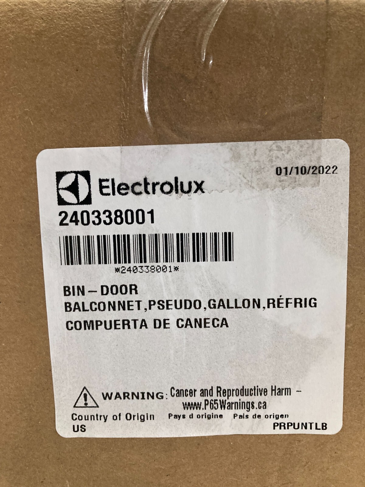 Refrigerator Door Top Bin Shelf for Frigidaire or Kenmore 240338001 | eBay