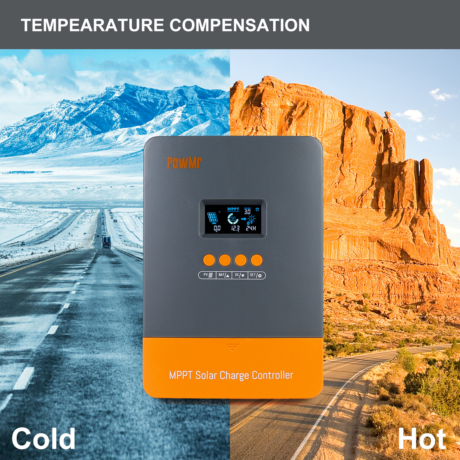 12/24/36/48V 20/30/40/60A MPPT Solar Charge Controller Panel Battery ...