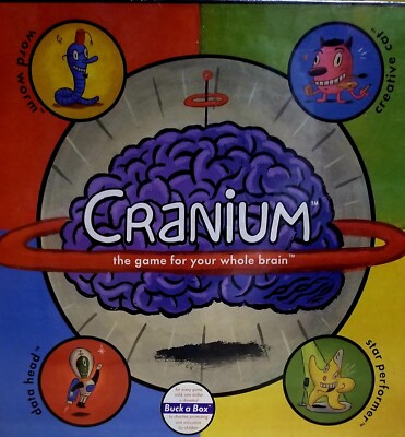 NEW! in Shrink Wrap VINTAGE 1998 Cranium The Game For Your Whole Brain ...
