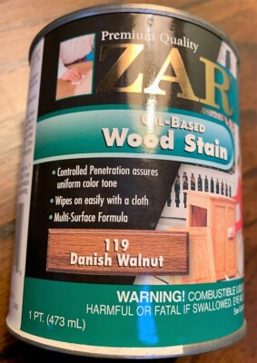 Zar Interior Stain 119 DANISH WALNUT Pint | eBay