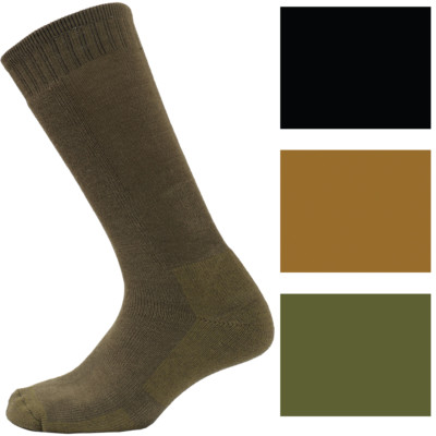 Mid-Calf Tactical & Military Boot Socks Army Cushioned Acrylic Nylon ...