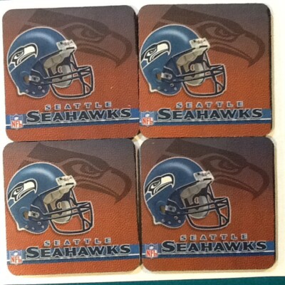 FOUR SEATTLE SEAHAWKS NFL DRINK COASTERS | eBay