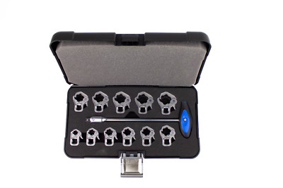 Crows Foot Flare Nut Spanner 10pc Set + T-Handle Metric 8-19mm ...