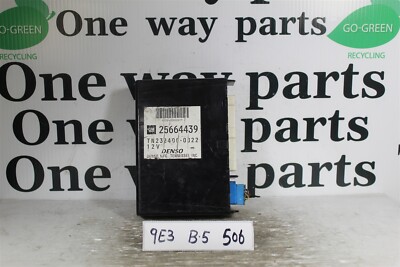25664439 Cadillac Deville 2000-2004 Body Control Module BCM OEM 506 9E3 ...