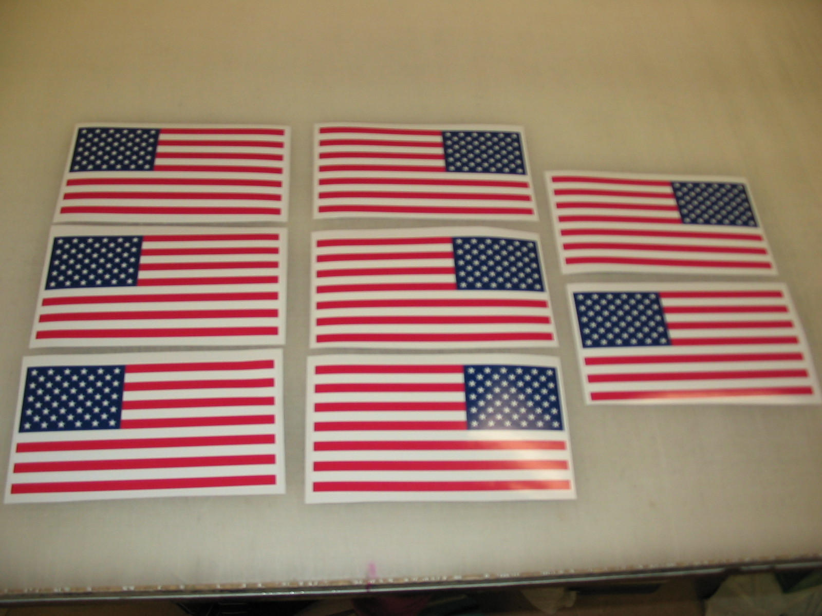 8 R&L Reverse USA MILITARY FLAG Sticker Decal LOT 4 Infrared American ...