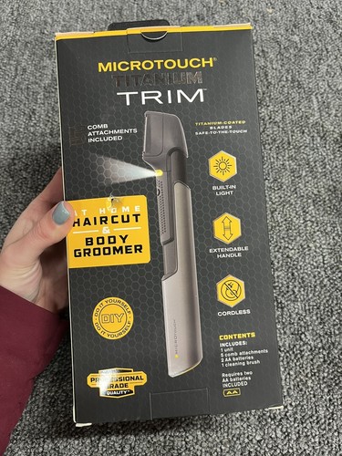 Micro Touch Titanium Trim Hair Cutting Body Shaver and Groomer - 092120 ...