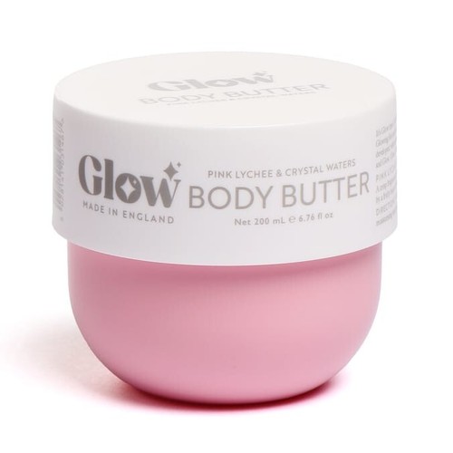 Glow Body Butter 200ml - Pink Lychee & Crystal Waters RRP £27.50 Made ...