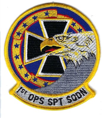 PATCH USAF 1st OPS SPT SQDN OPERATIONS SUPPORT SQ LANGLEY AFB JT16 | eBay