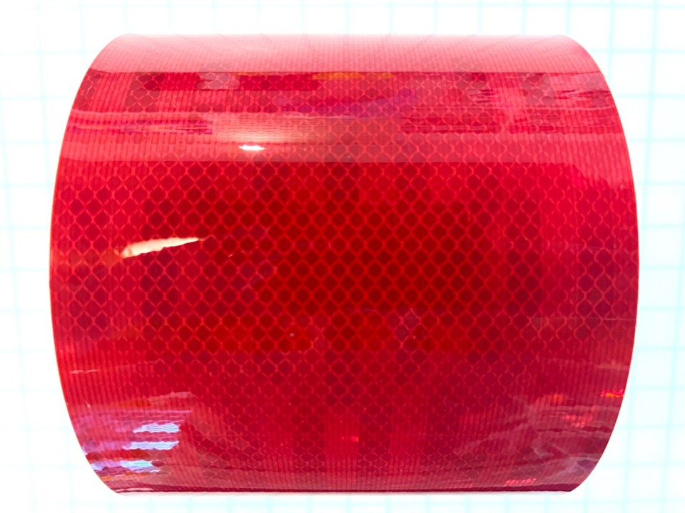 Red Reflective Tape 3M 3930 (1", 2", 4", 6") HIP Air Backed Micro ...