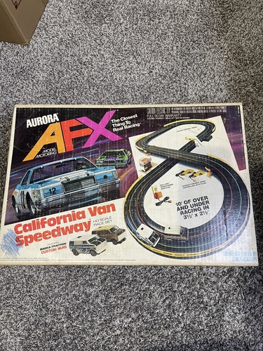 Vintage Aurora AFX California Van Speedway Racing Set Track Only | eBay