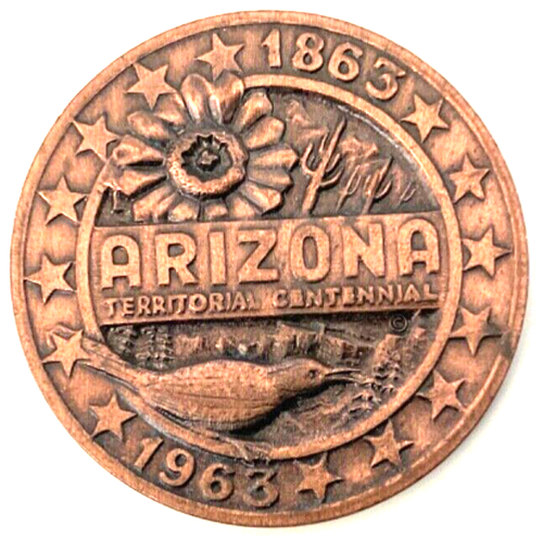Arizona Territorial Centennial 1863 Token | eBay