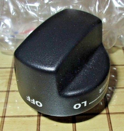 NEW Wolf Range Burner Simmer Control Knob Black 805812 | eBay