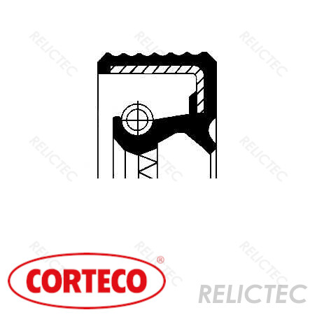 Rear Shaft Seal Wheel Hub Gasket Ford:TRANSIT 6143629 6048469 ...