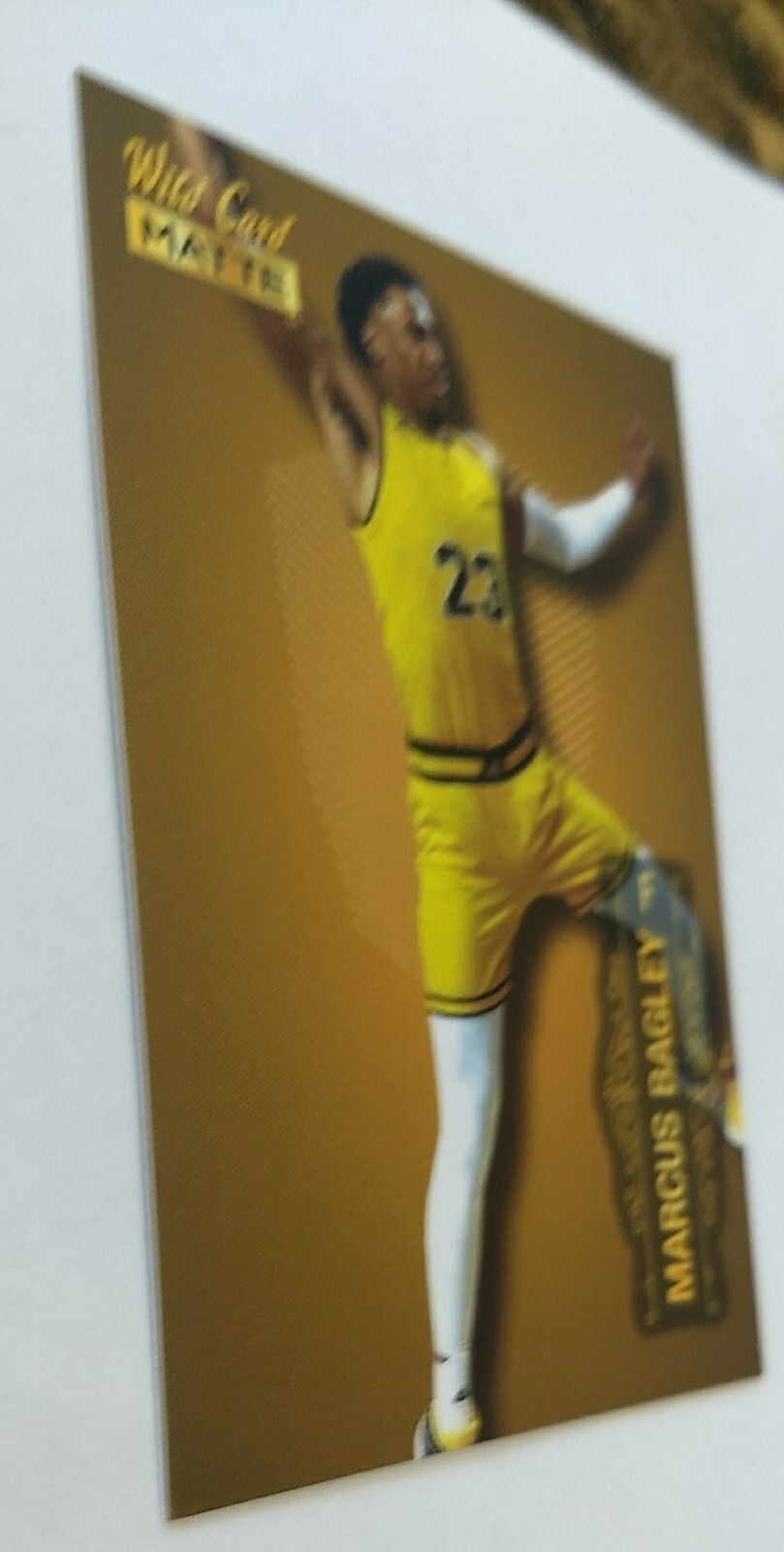 Marcus Bagley, 2022 Wild Card Matte RC Gold MB-55 Arizona State Sun ...