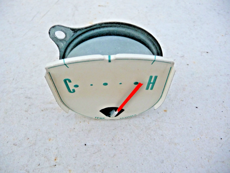 Nice Used tested 1955 Mercury original dash temperature gauge FoMoCo 55 ...
