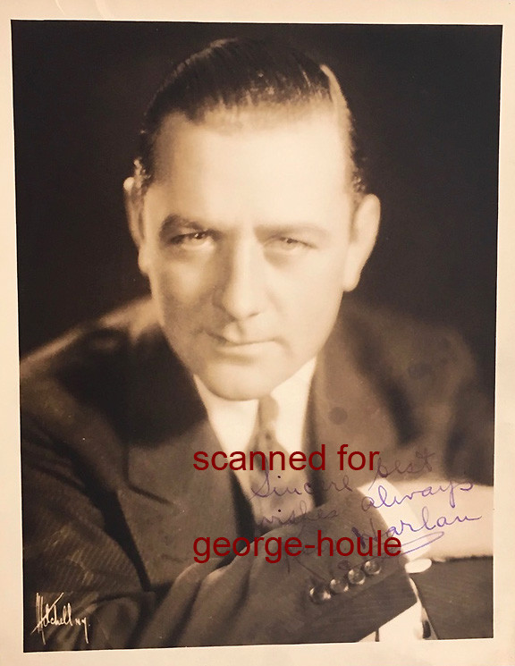 KENNETH HARLAN - PHOTOGRAPH -SIGNED - GABLE - LUGOSI -THE MASKED MARVEL ...