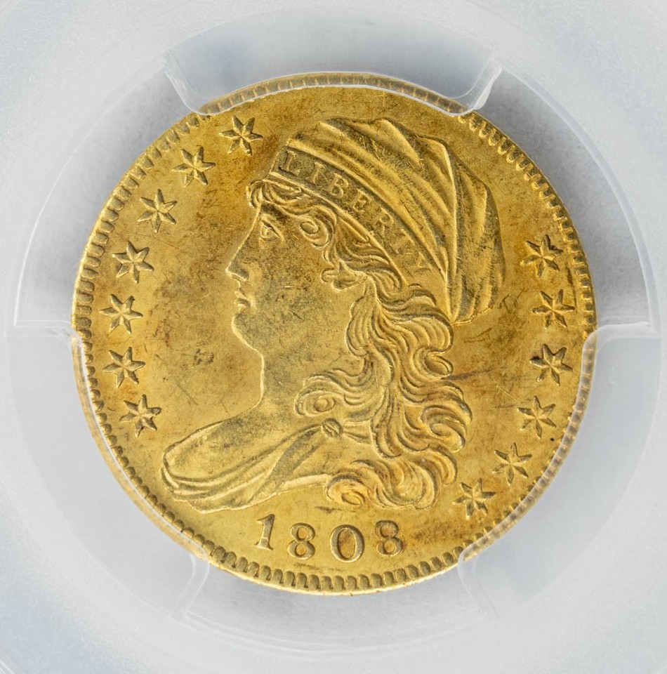 1808 $5 Gold Capped Bust MS64 Secure PCGS 949479-2 | eBay