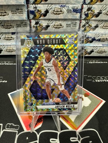 2024-25 Mosaic Jaylen Wells Gold Snakeskin Rookie /8 SSP Grizzlies | eBay