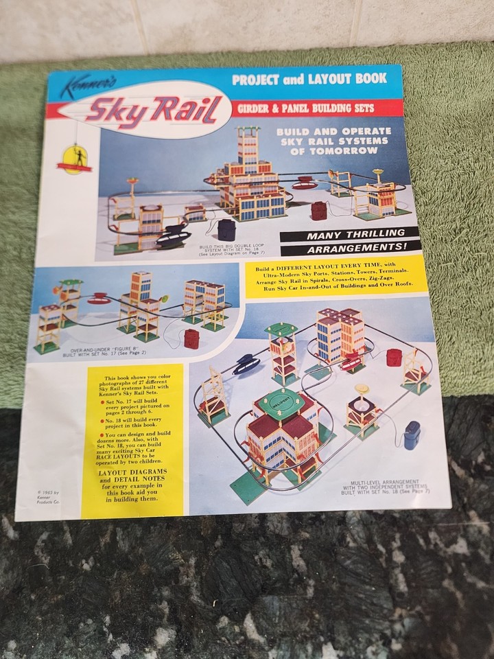 Kenner Motorized Sky Rail Girder & Panel Set #17 ( Over 480 Pieces ...