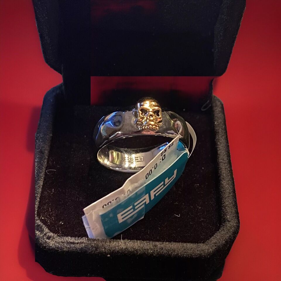 NEW! EFFY MENS’ BLACK SKULL RING/ SIZE 10/ MSRP $250 | eBay
