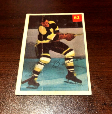 1954-55 Parkhurst #62 Gus Bodnar LUCKY PREMIUM BOSTON BRUINS | eBay