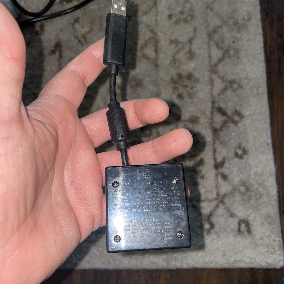 Rock Band Dongle For Fender Stratocaster USB Wireless Guitar PS2 PS3 ...
