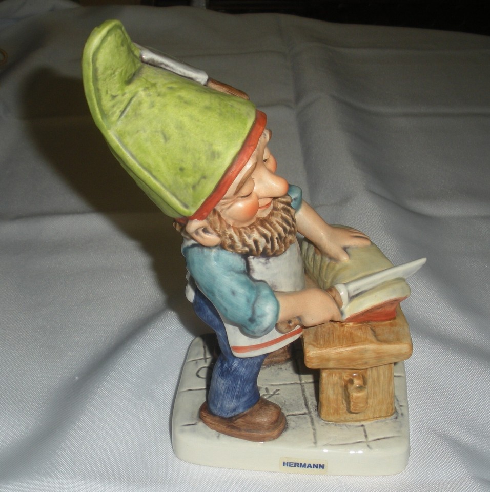 Vintage Goebel Co-Boy Gnome HERMANN the Butcher ~ #17548 18 ~ 1982 ...