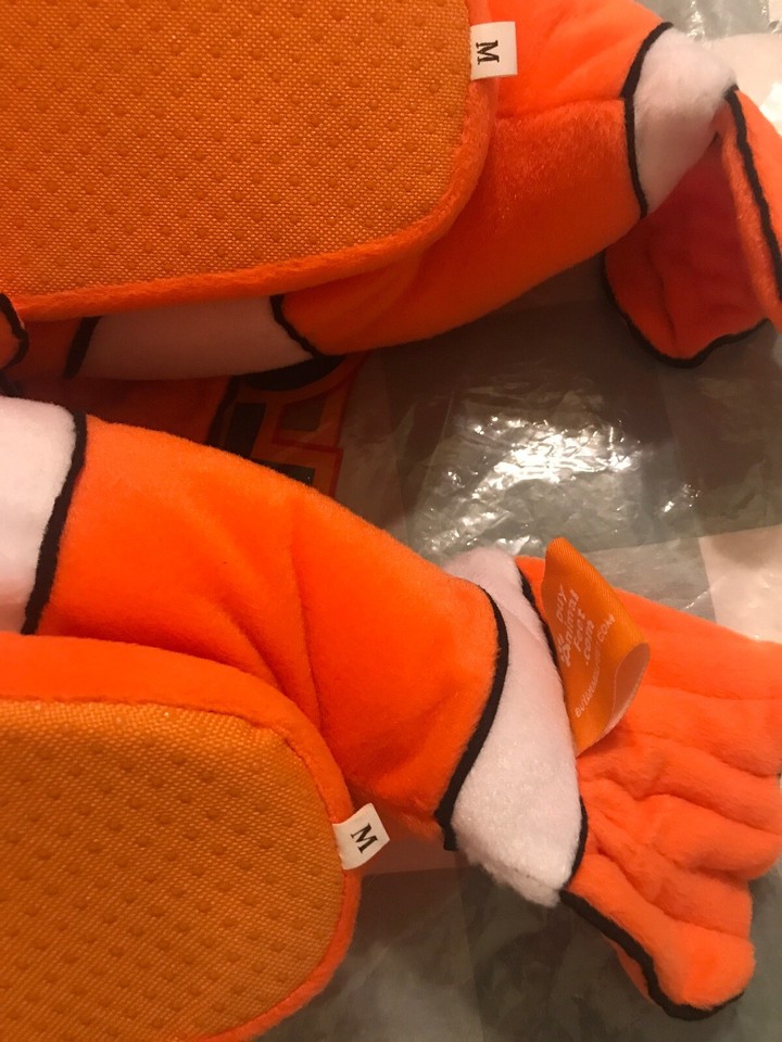 Nemo Fish Animal Feet Happy Feet Slippers Size Large. Men’s Medium C ...