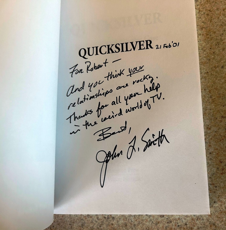John SMITH -- Quicksilver (Ted Binion Murder True Crime) -- 2001 SIGNED ...