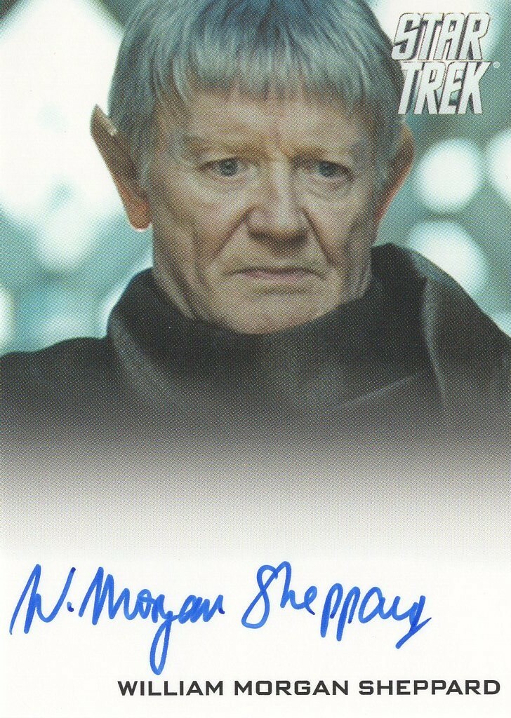 W. MORGAN SHEPPARD (d.2019) - Autograph Star Trek Trading Card | eBay