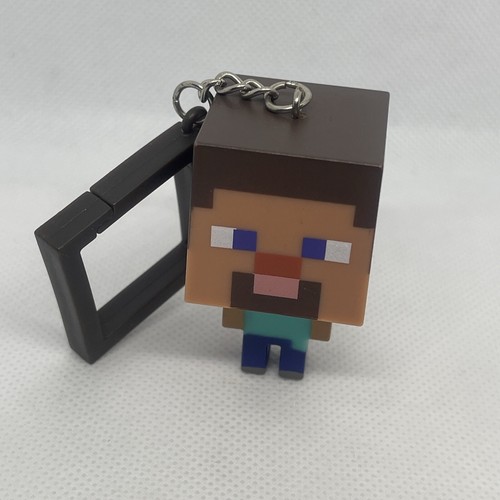 Minecraft Backpack Buddies Steve Bag Clip Keychain Hangers Paladone ...