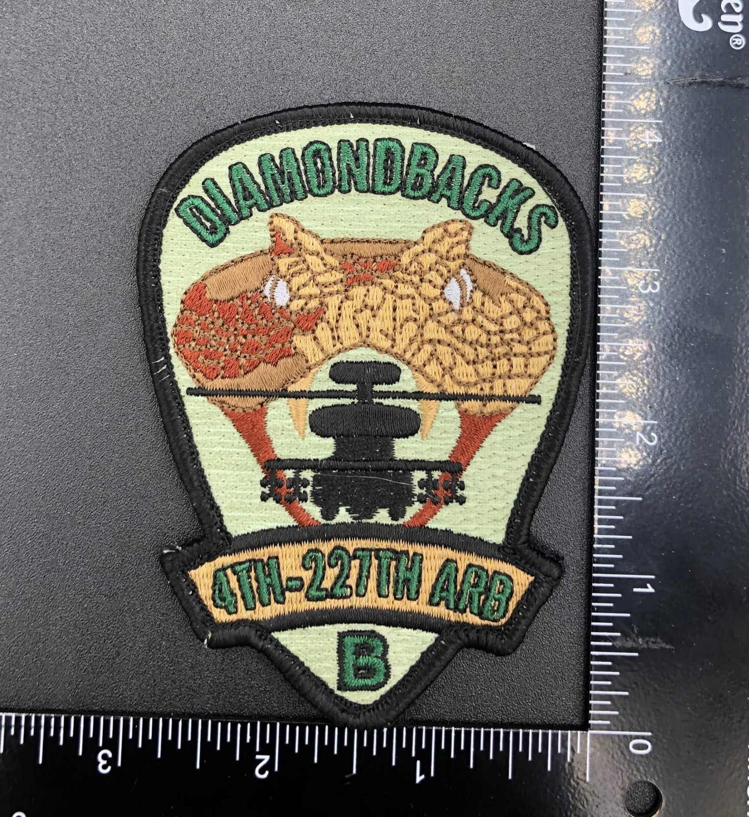 B Co 4-227th ARB Diamondbacks 1 CAV Apache Army Aviation Patch OEF OIF ...